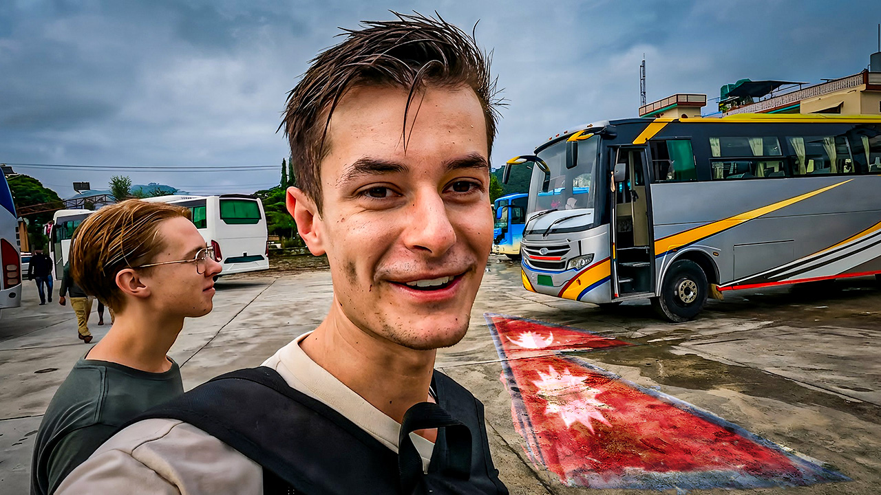 $10 Nepal luxury bus ride: Scenic Pokhara to Kathmandu journey