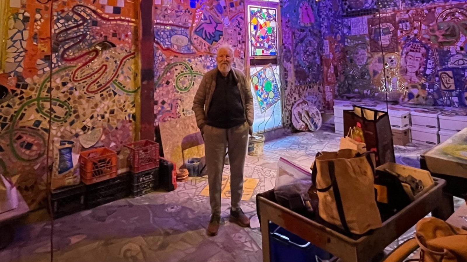 Isaiah Zagar, the South Philly artist known for his mosaic works across ...