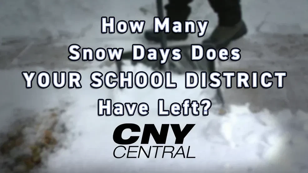 How many snow days does your school have left? Here's the answer
