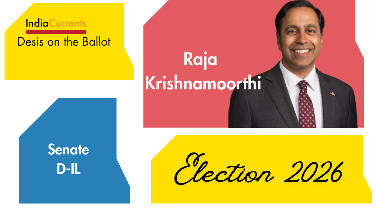 Desis on the ballot: Raja Krishnamoorthi for Senate (IL)