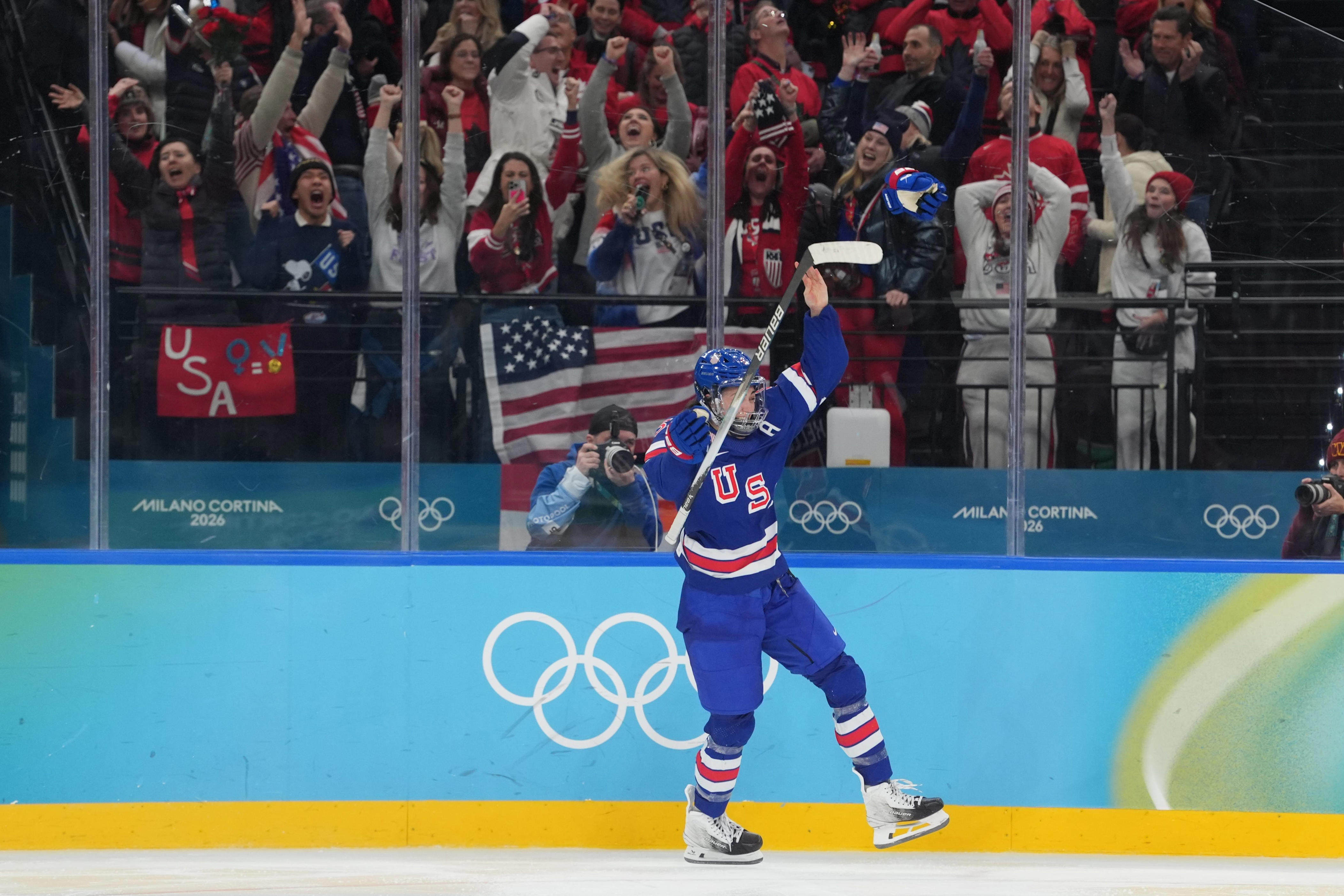 Golden goal! USA women's hockey wins gold medal game over rival Canada