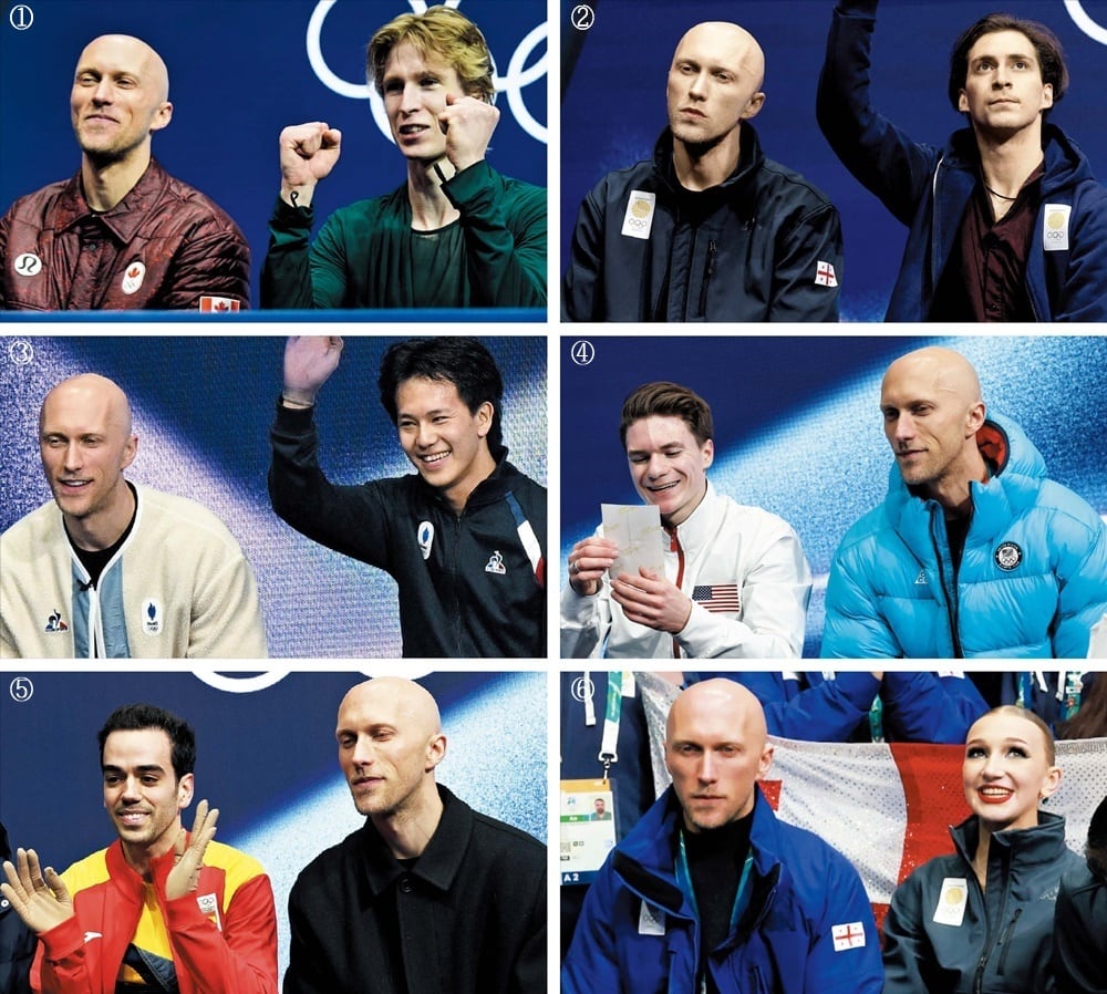 French coach Benoît Richaud coaches 16 skaters from 13 countries