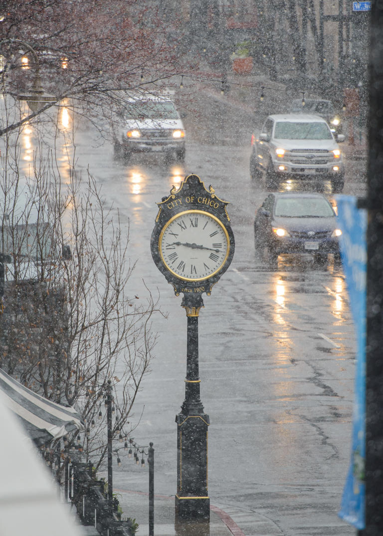 Snow falls in Chico | Midday report
