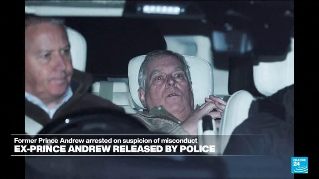 UK police say former Prince Andrew 'released under investigation'
