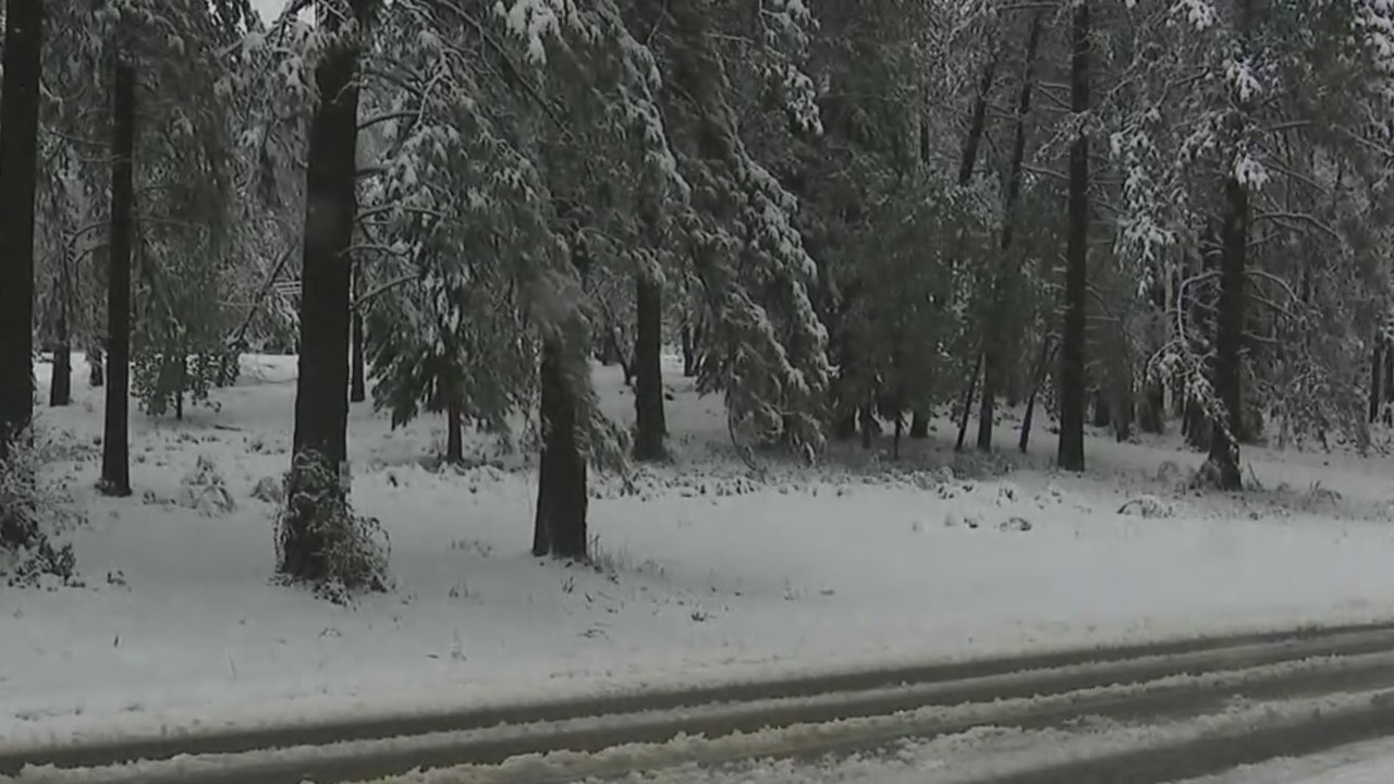 Driving conditions along Highway 50