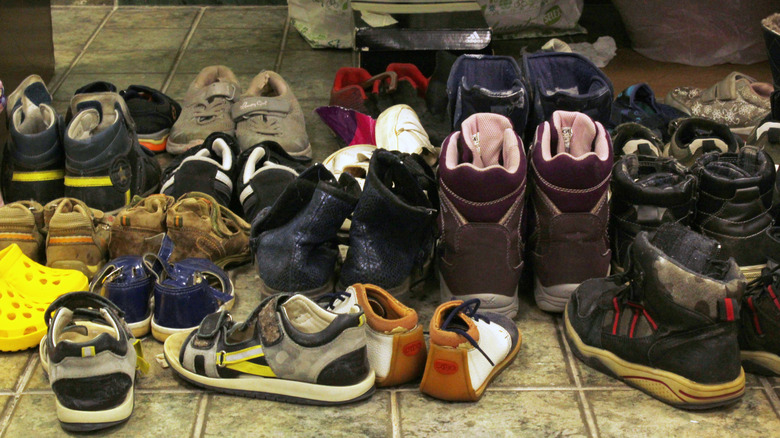 Too much shoe clutter? You'll love this sleek built-in storage solution