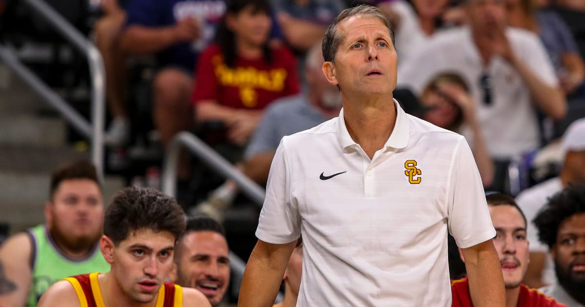 Eric Musselman defends USC as an NCAA tournament team after blowout ...