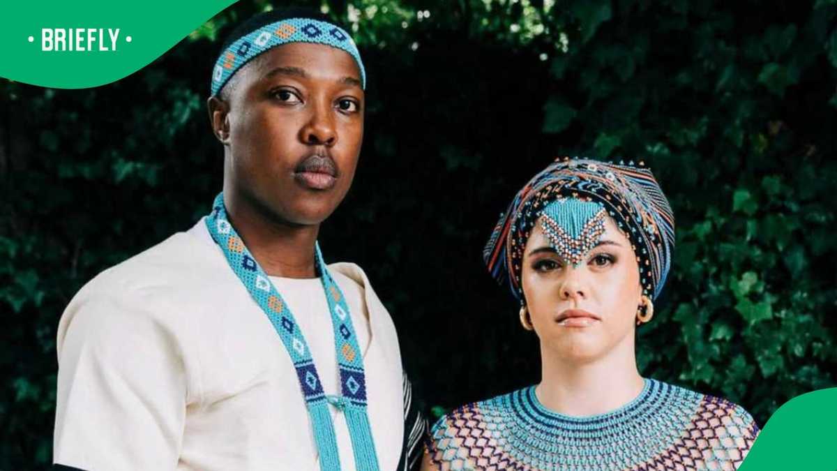 Look at the cute family photos shared by City Makhoti and hubby Sihle ...