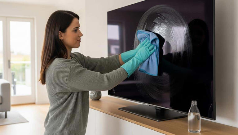 TV screen cleaning: The simple method to remove dust and fingerprints ...