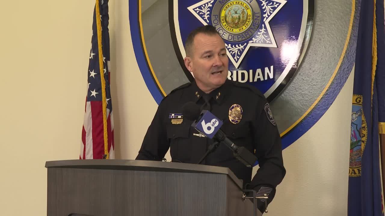 Meridian PD holds press conference after stolen ambulance crashes into ...