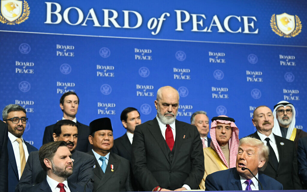 Dozens of world leaders make pledges to aid Gaza at Board of Peace meeting