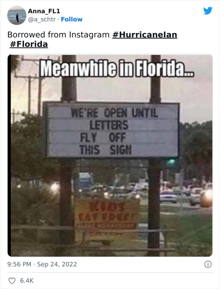 27 of the best memes and jokes about Hurricane Ian to keep all the ...