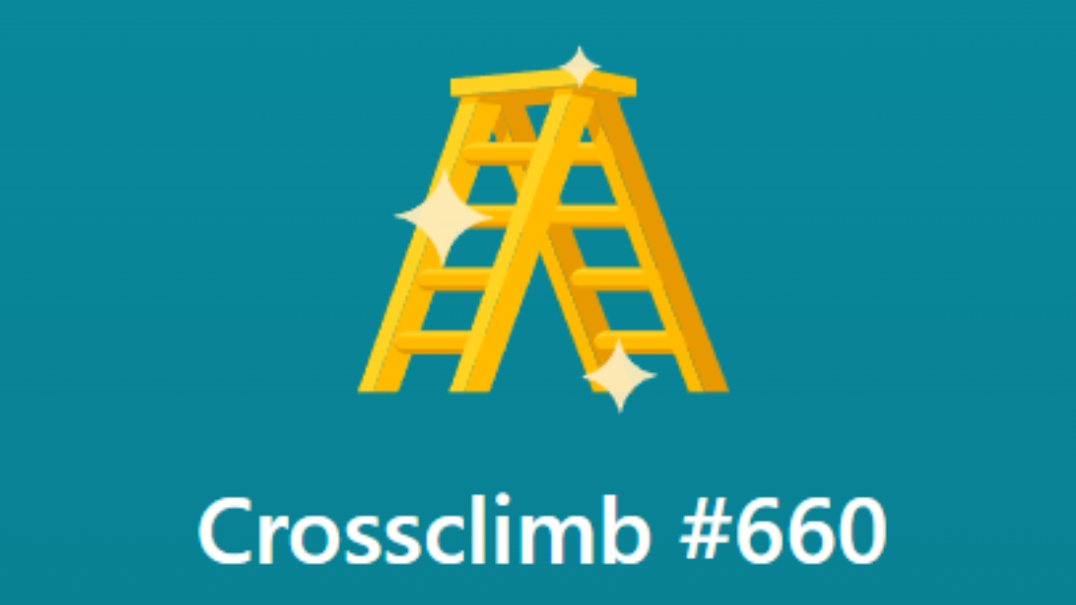 Today’s Crossclimb #660 LinkedIn answer (February 19, 2026)