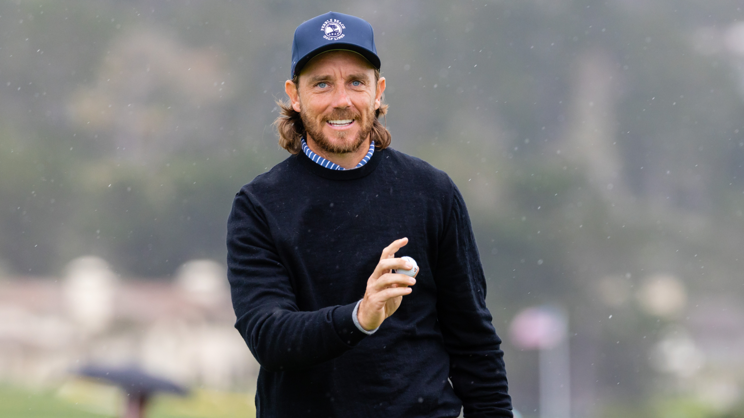 Tommy Fleetwood wearing Tiger Woods’ Sun Day Red brand at Genesis ...