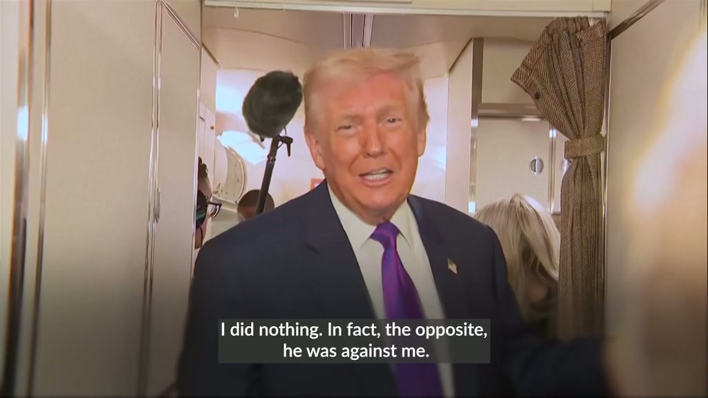 Trump says arrest of Andrew was 'very sad'