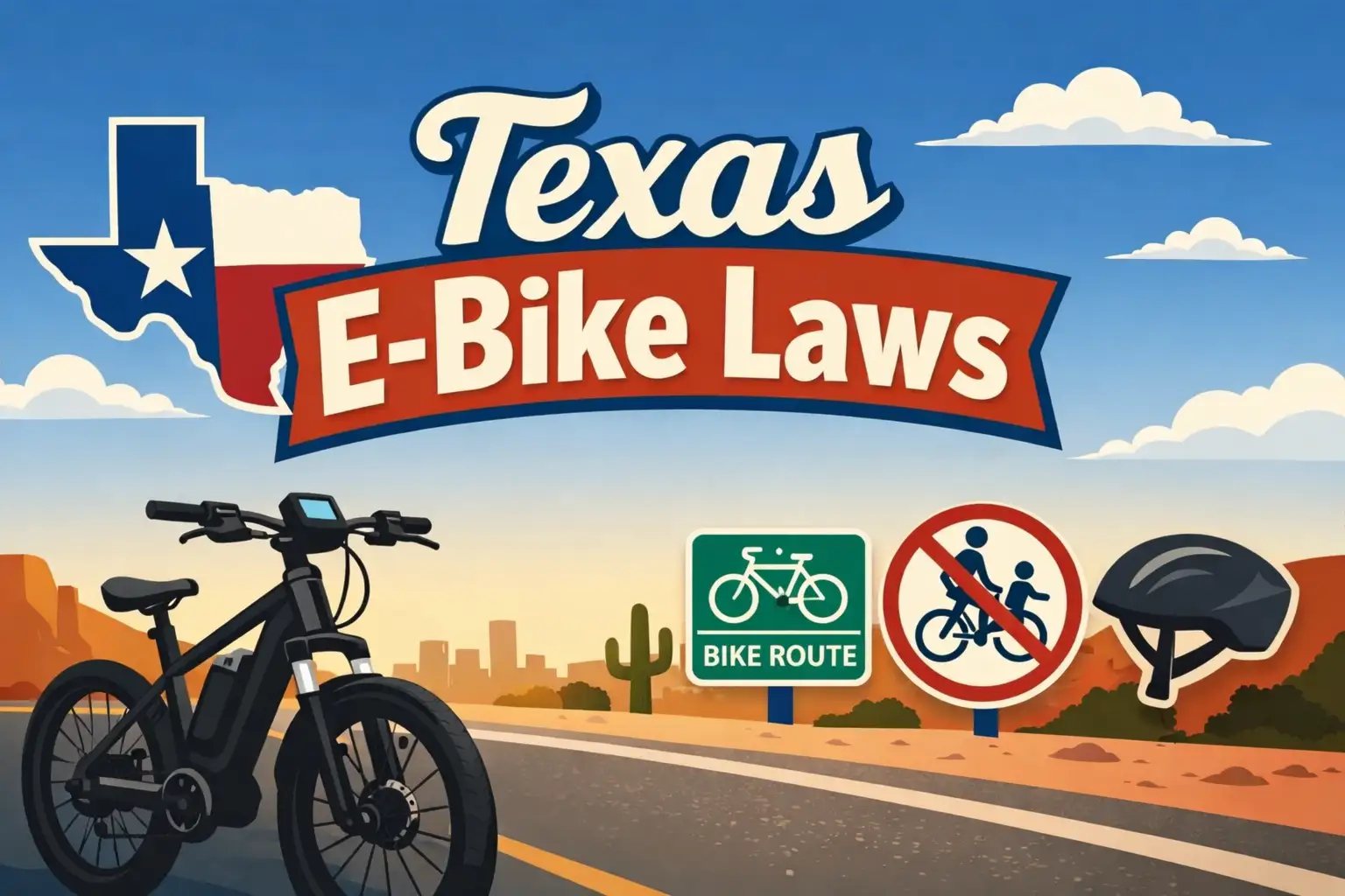 Texas e-bike laws explained - rules, age limits, helmet laws & where ...