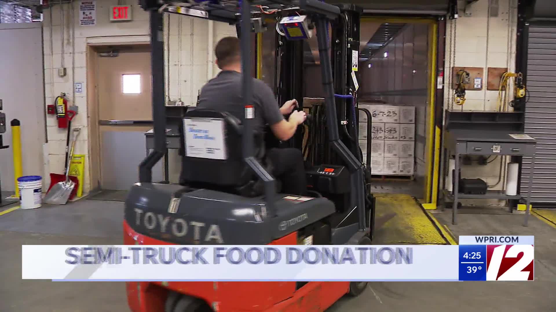 RI Community Food Bank receives 'massive delivery' Thursday