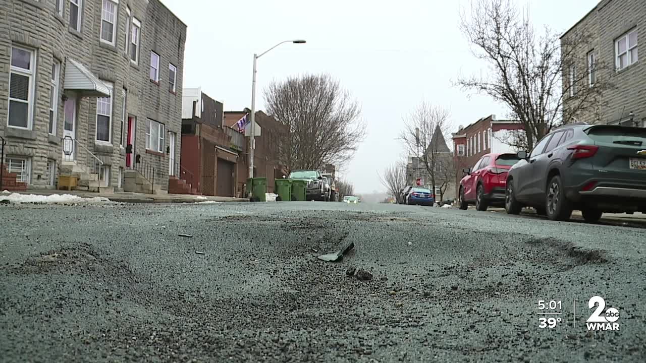 DOT dials up a 'pothole blitz' on Baltimore City roads