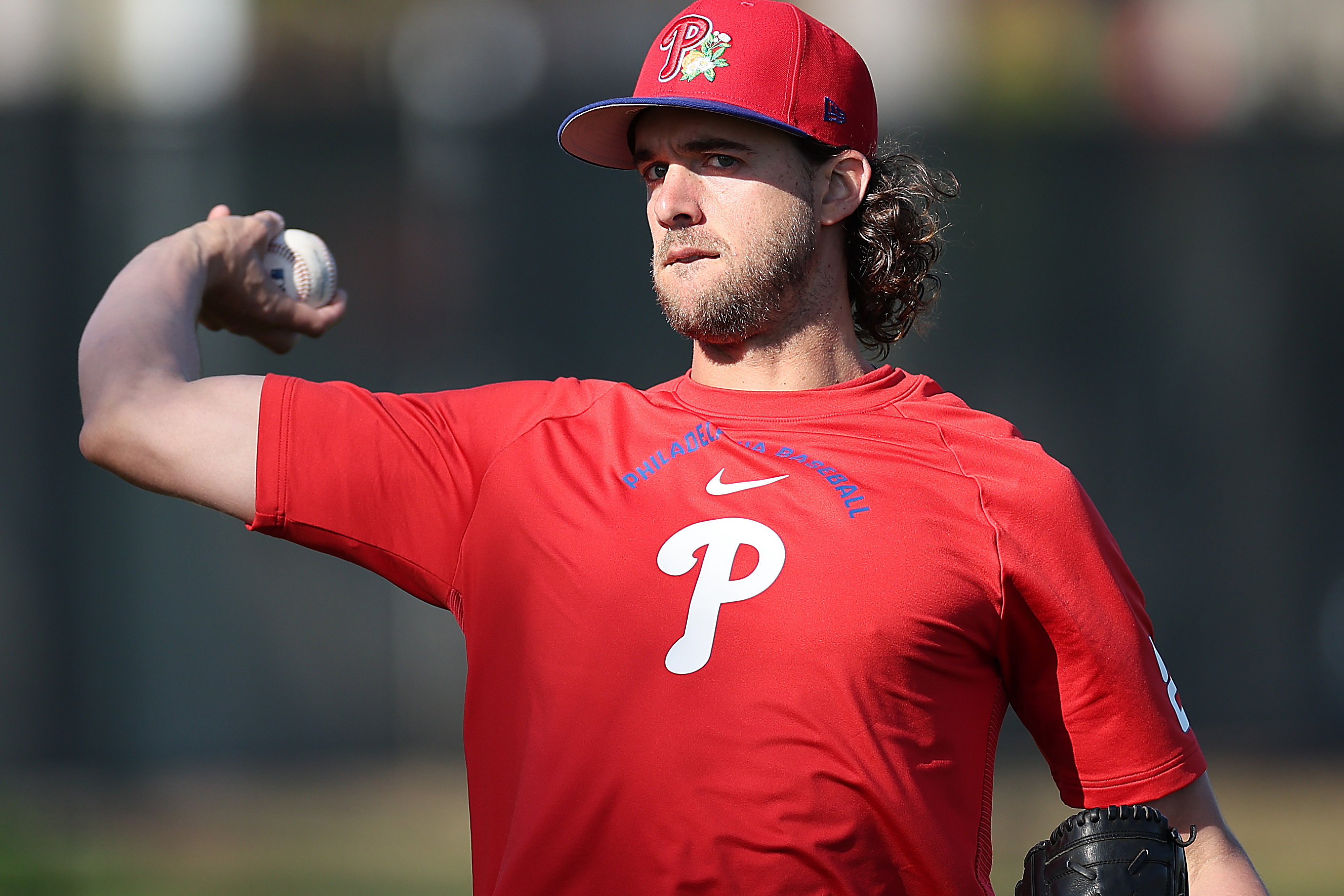 Phillies pitcher Aaron Nola chooses Philabundance as the recipient of a ...