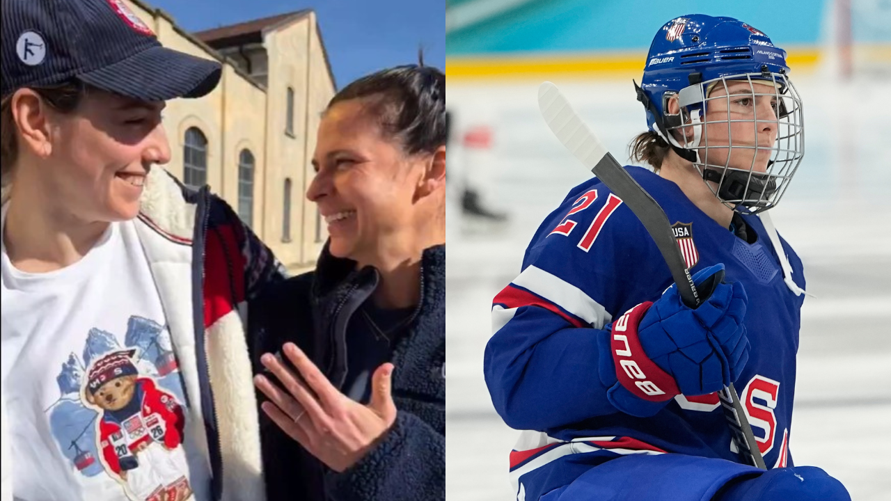 Who is Brittany Bowe? Hilary Knight's fiancé cheers her on at USA ...