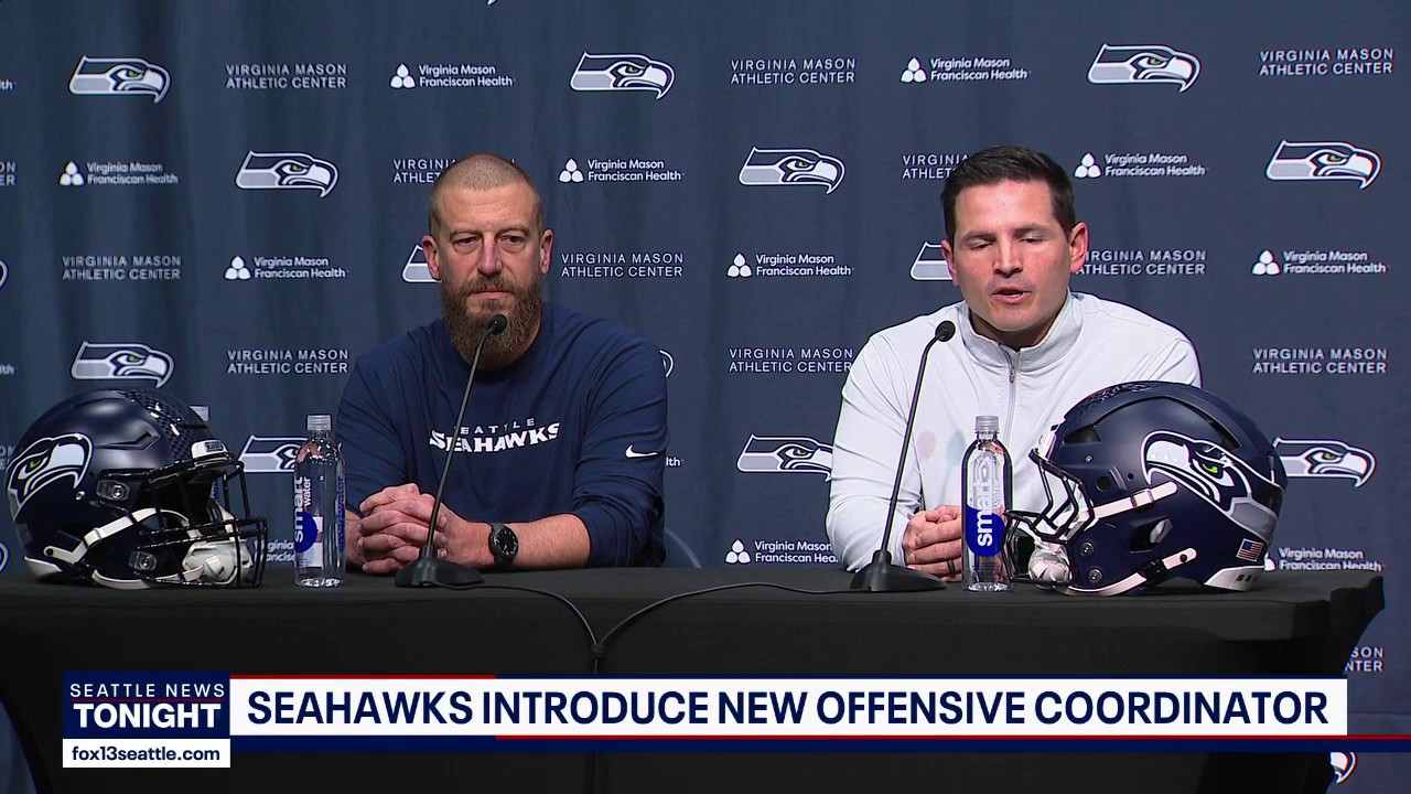 Seahawks introduce new offensive coordinator Brian Fleury