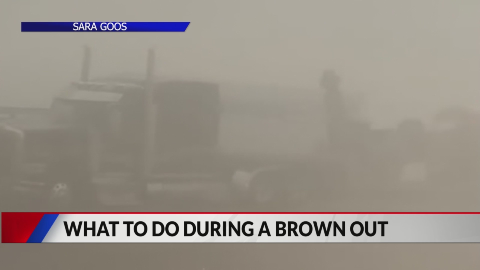 What should you do if you drive through a dust cloud?