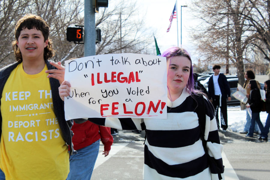 ‘We want ICE abolished,’ hundreds of students walk out of classes in ...
