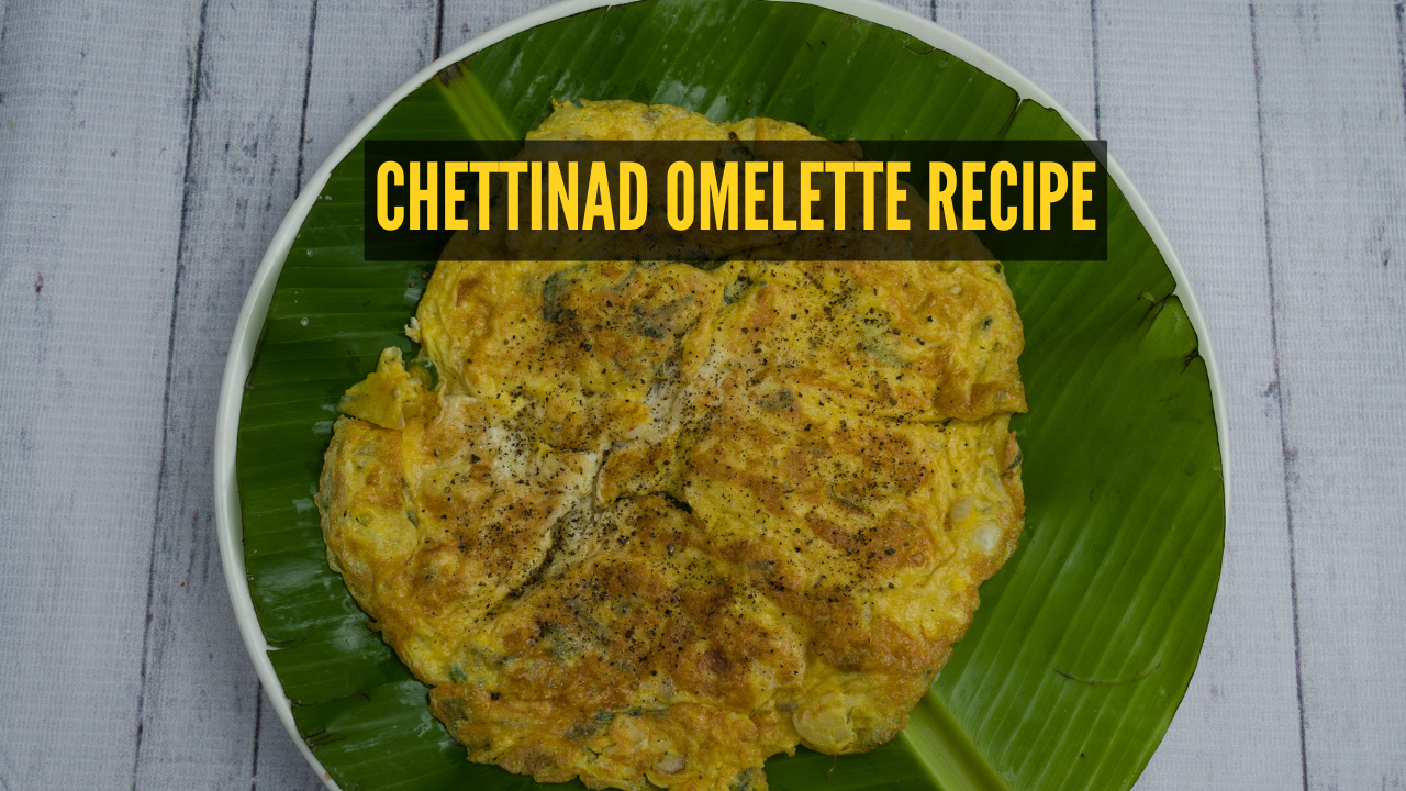 How to make Chettinad omelette for breakfast at home