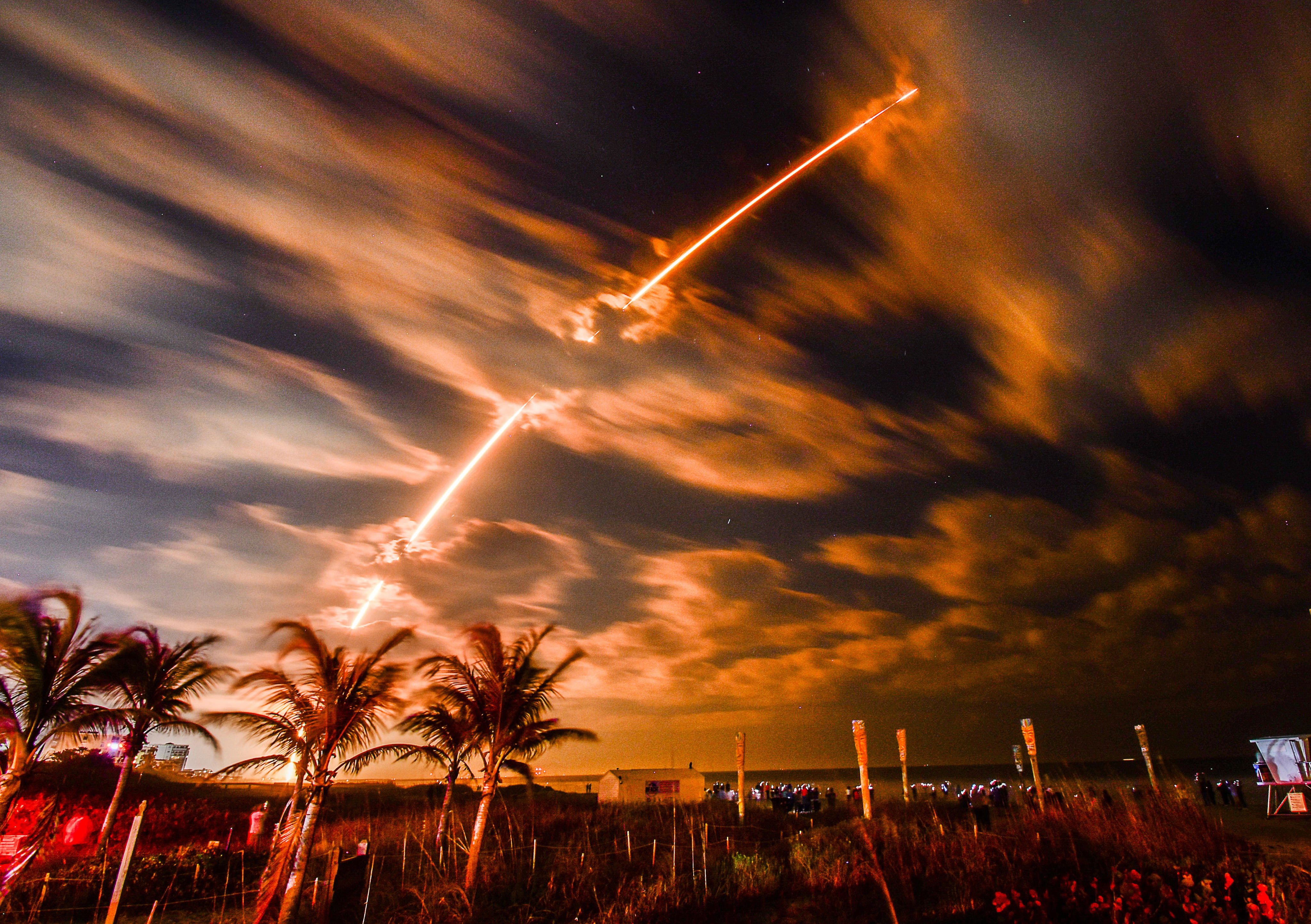 SpaceX rocket launches from Florida, booster lands near Bahamas Thursday