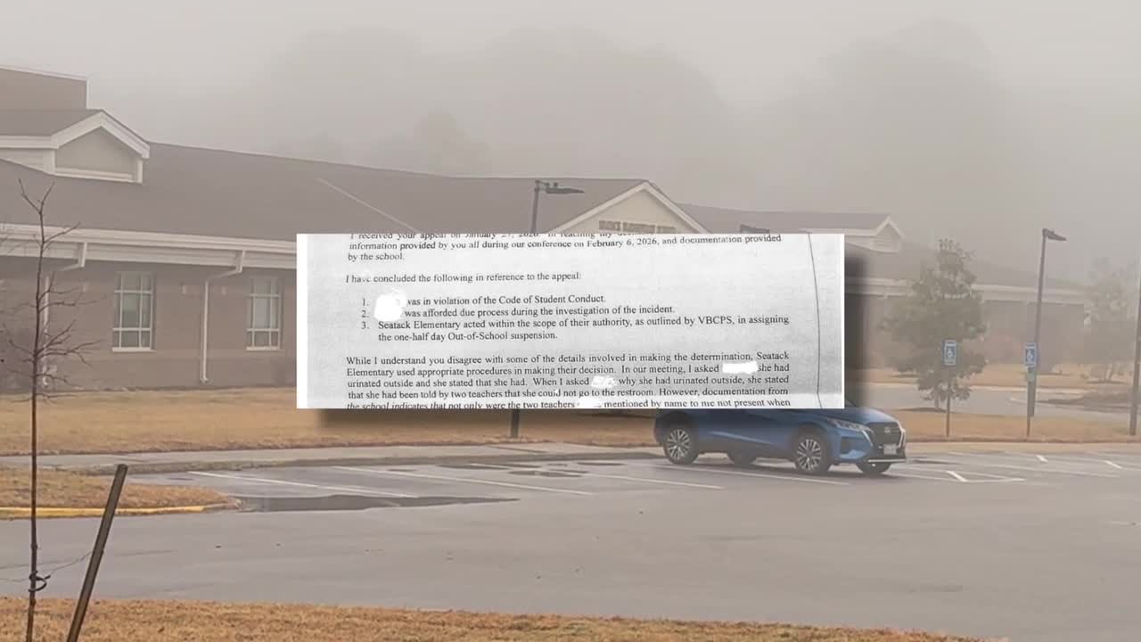 Virginia Beach mom fights suspension after 8-year-old daughter had ...