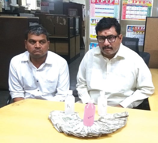 Two Education Department officials arrested for accepting Rs 70,000 bribe