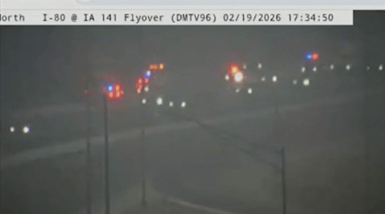 Road conditions deteriorating, crashes reported as snow hits Iowa