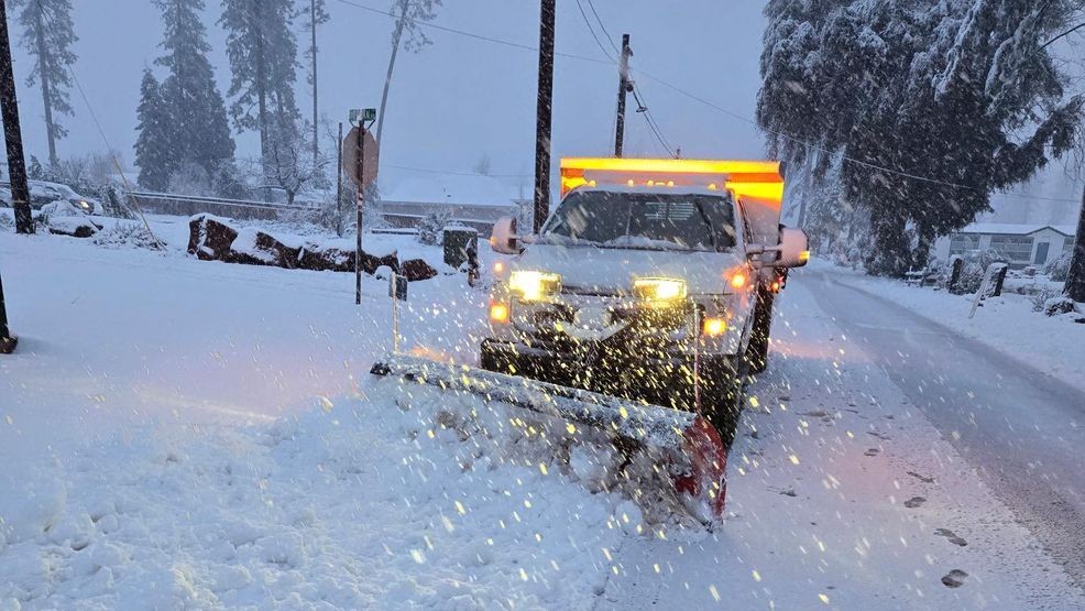 Paradise Public Works crews deploy five plows after 12-plus inches of snow