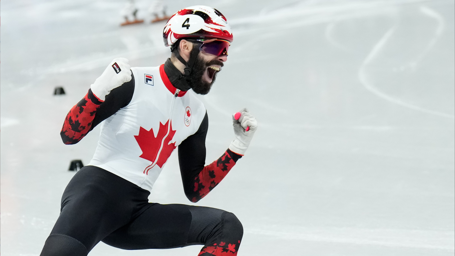 Canada's Steven Dubois wins Olympic short-track gold