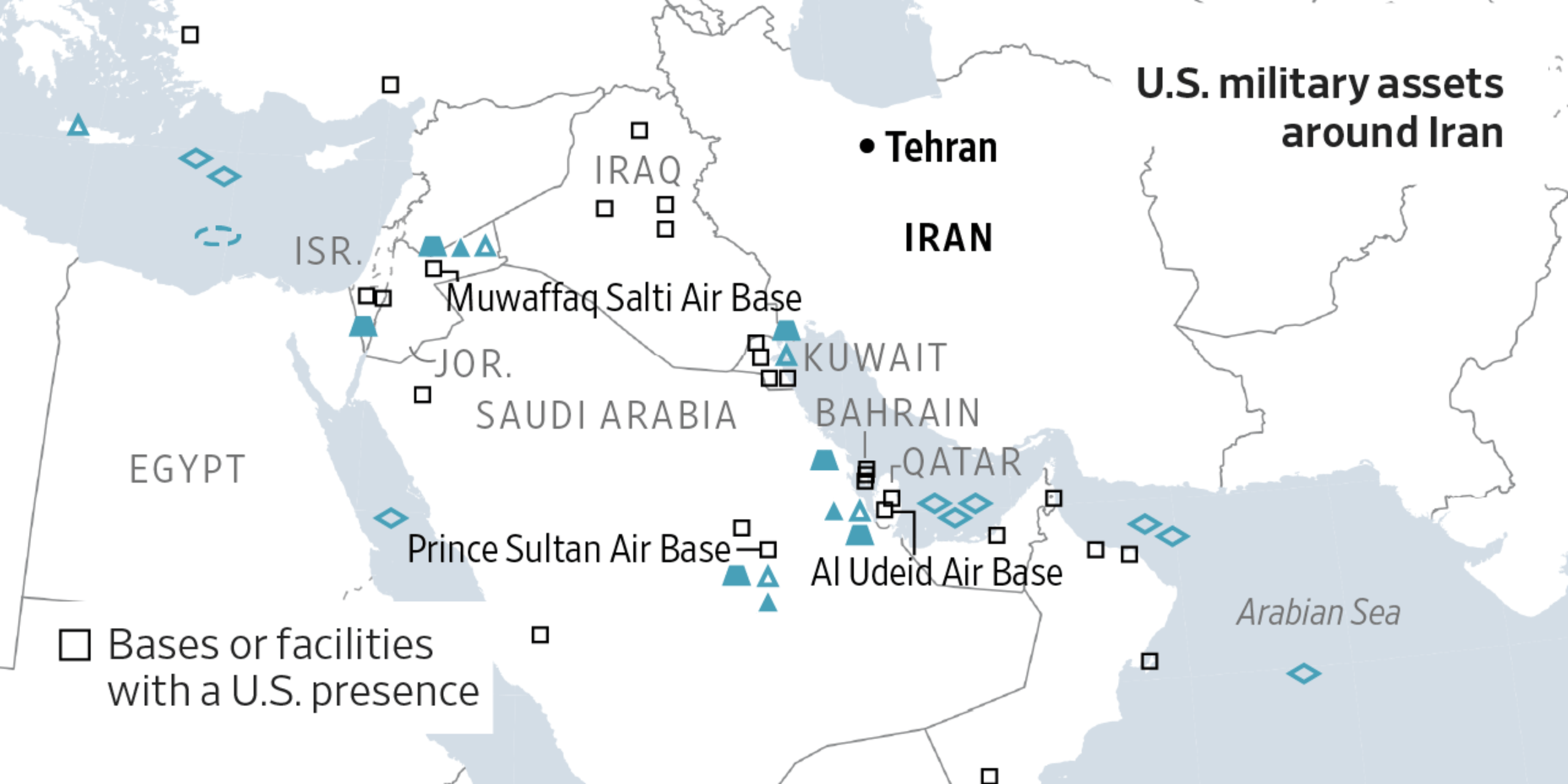 The US military hardware pouring into the Middle East