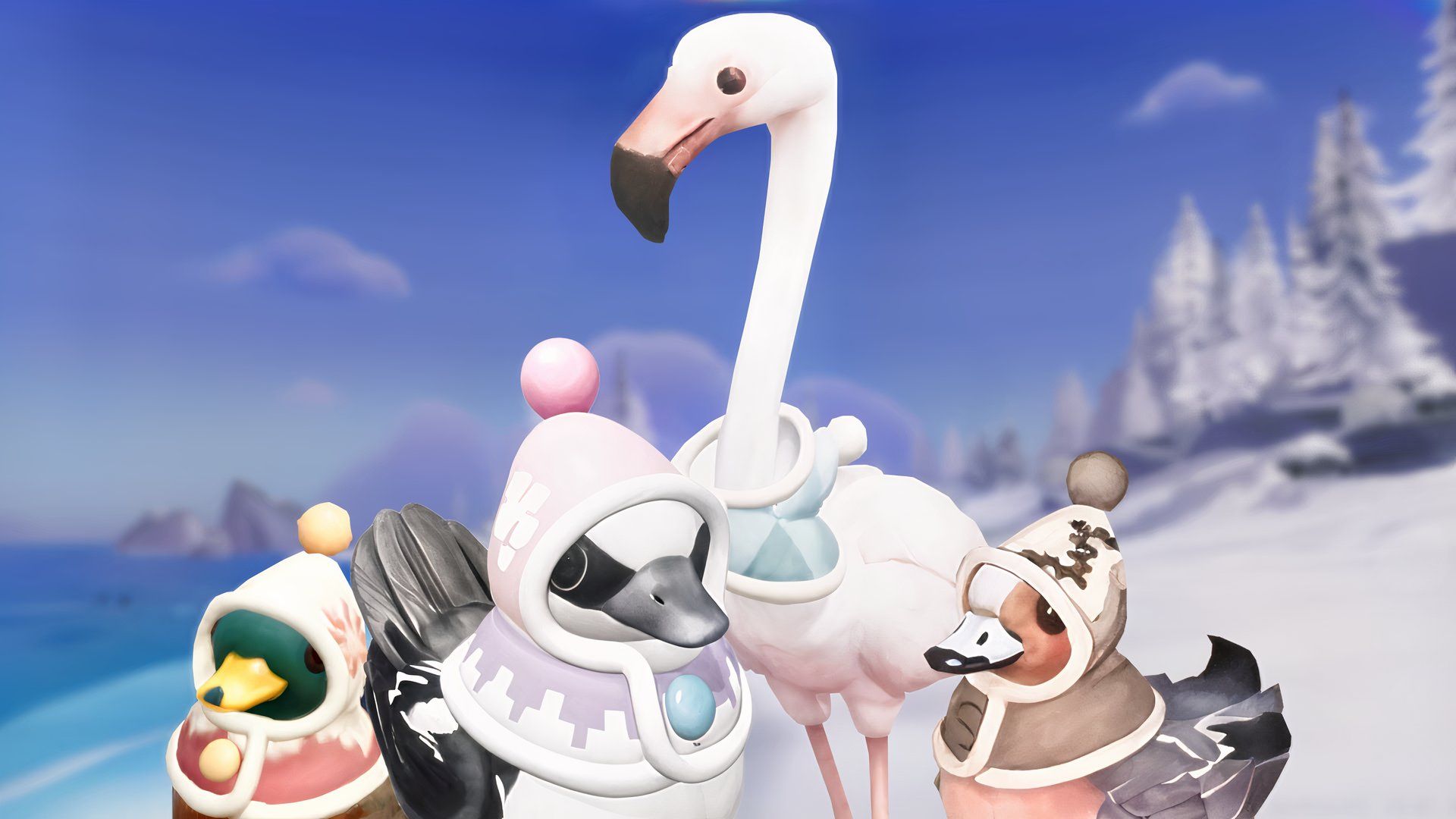 All winter bird locations in Heartopia