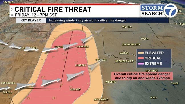 Critical fire danger to continue Friday as crews make progress on ...
