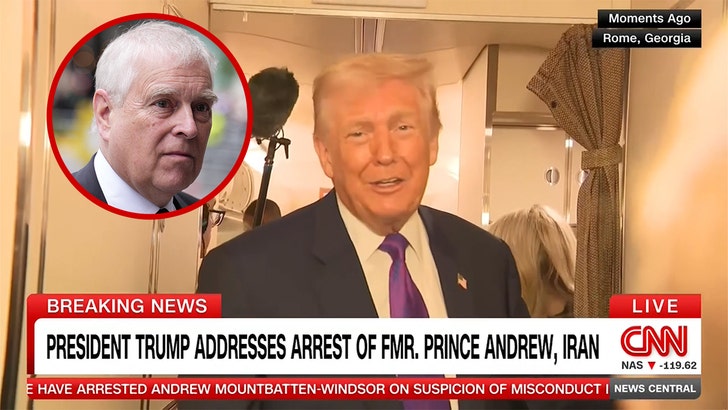 President Trump says former Prince Andrew's arrest is 'a shame'