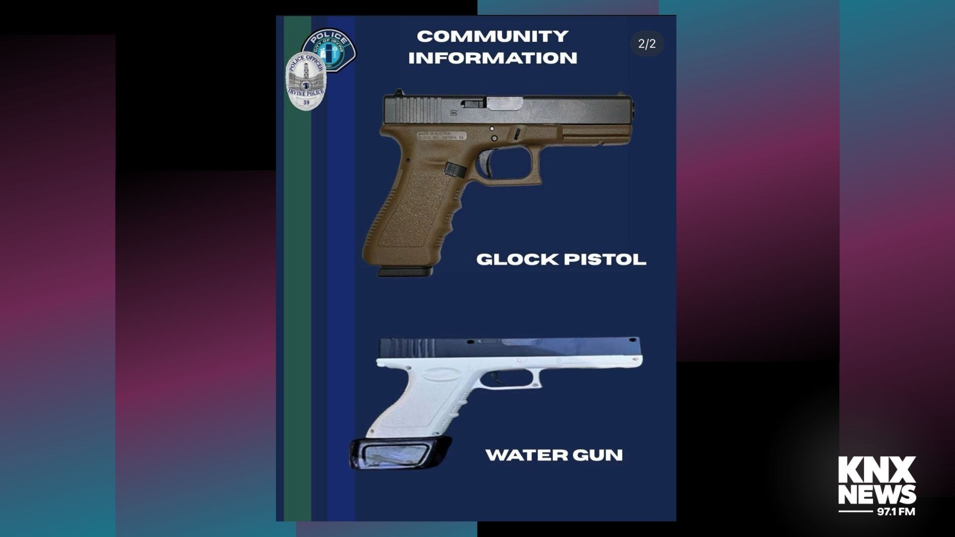 Irvine police issues warning about ‘senior assassin’ game