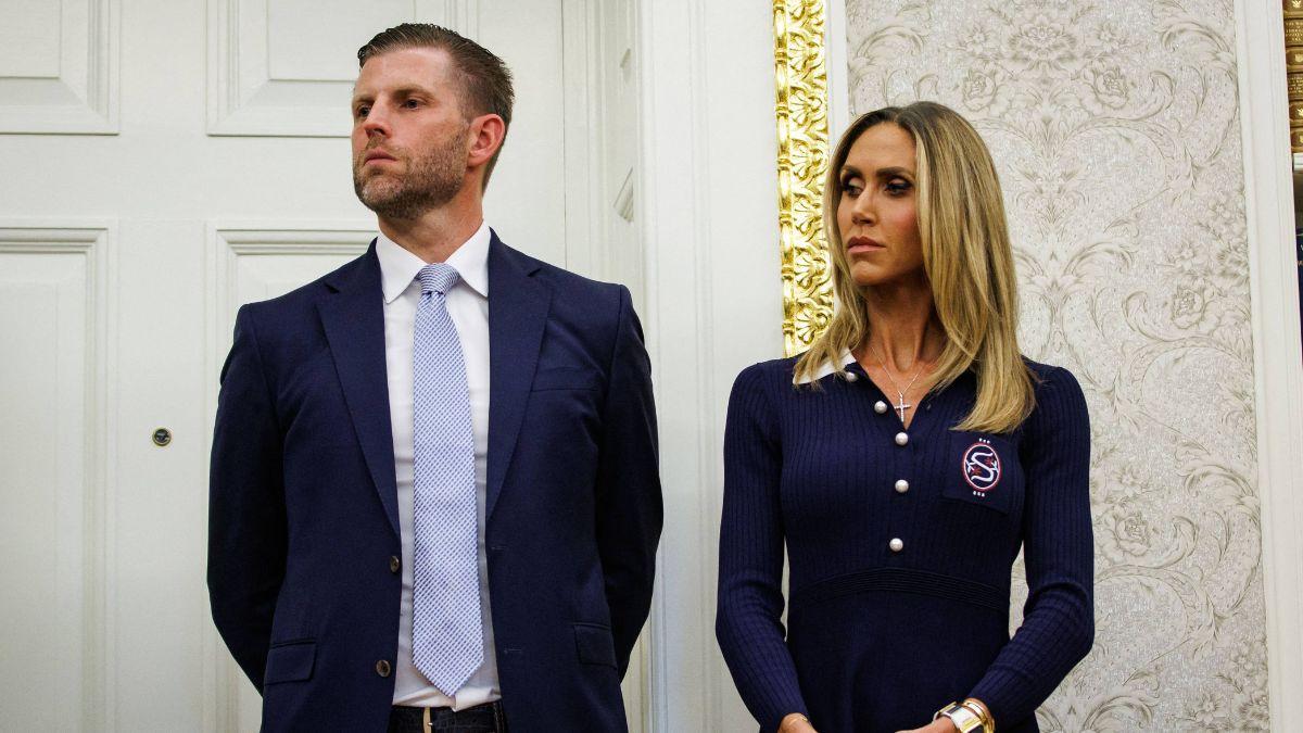 Lara Trump reveals husband Eric's strange pick-up line: 'You're too skinny'