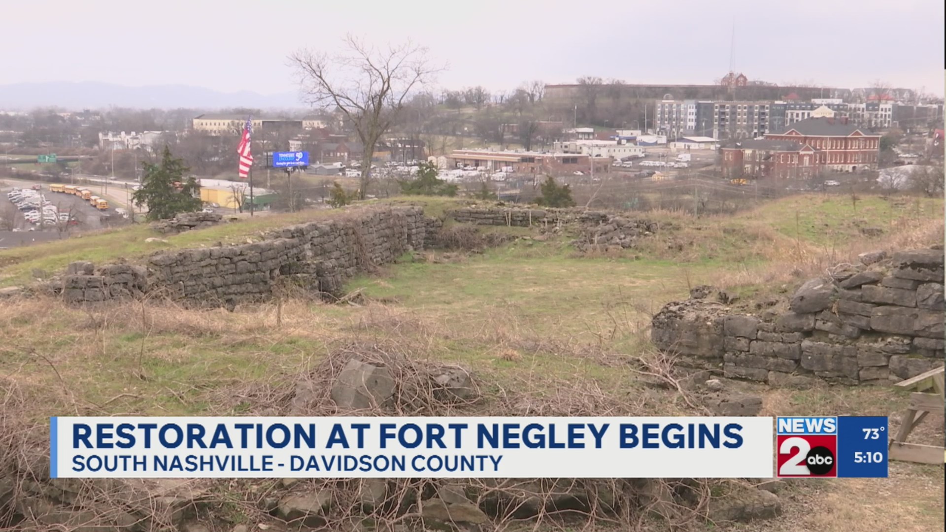 Restoration begins at Fort Negley