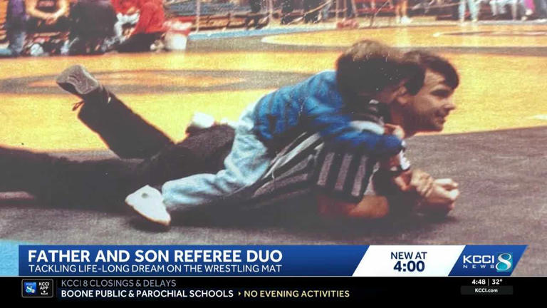 Father-son referee duo pin down lifelong dream on wrestling mat