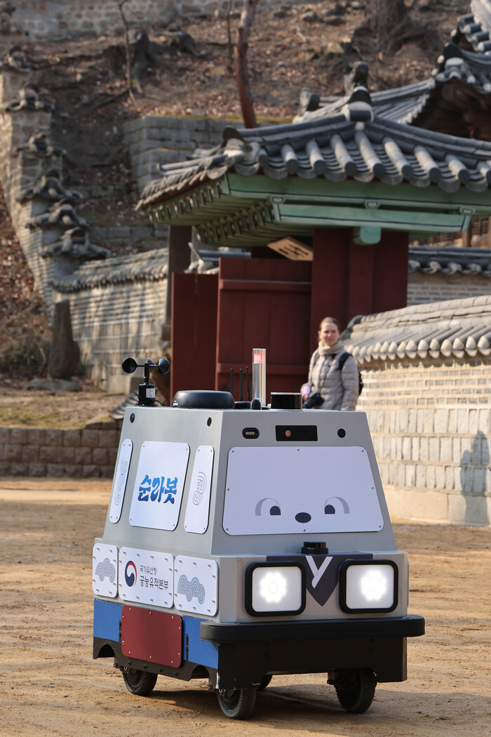 Patrol robot for palace