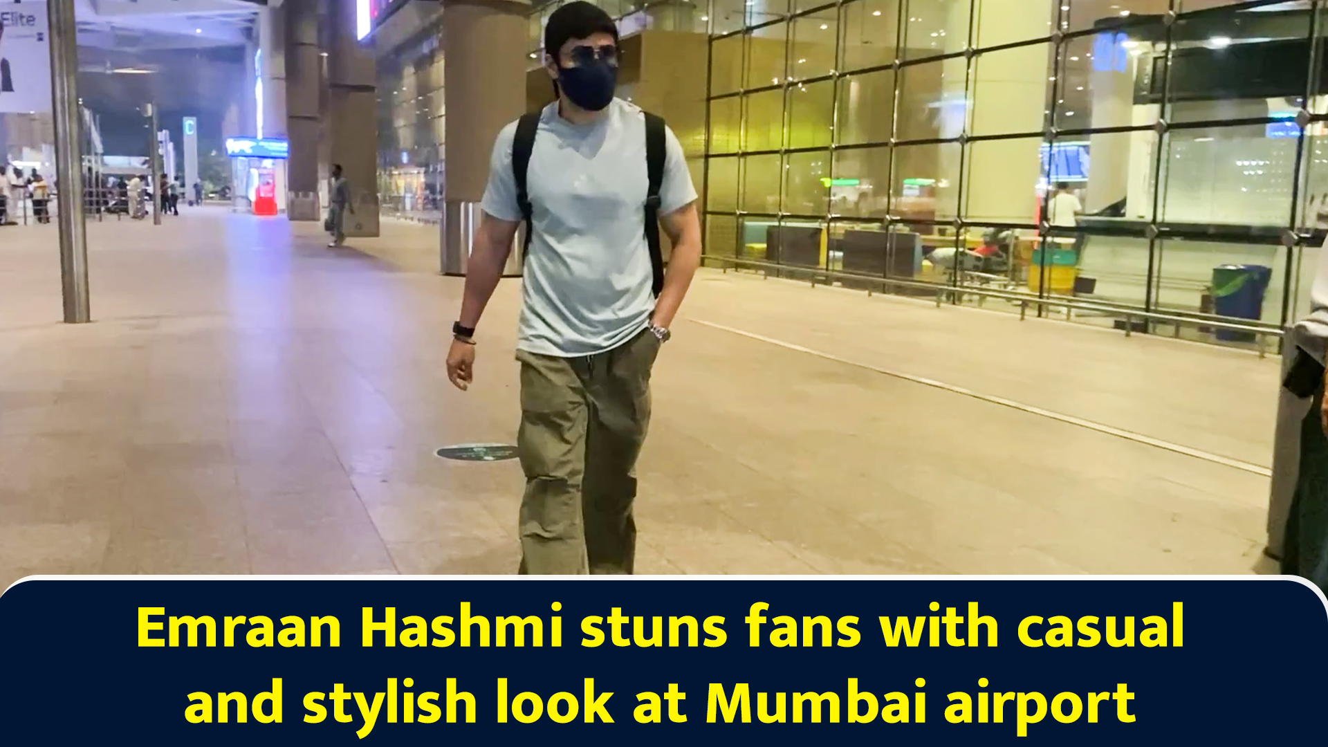 Emraan Hashmi stuns fans with casual and stylish look at Mumbai airport