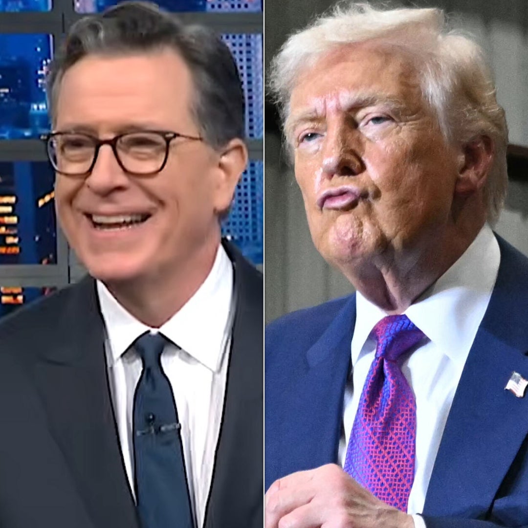 ‘Does he know we can hear him?’: Stephen Colbert stunned by Trump's ...