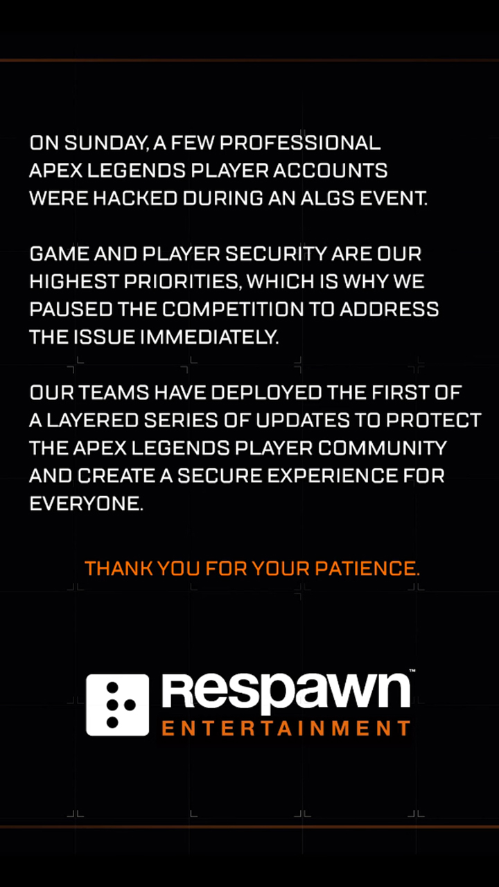 Apex Legends hack controversy: Official developer statement