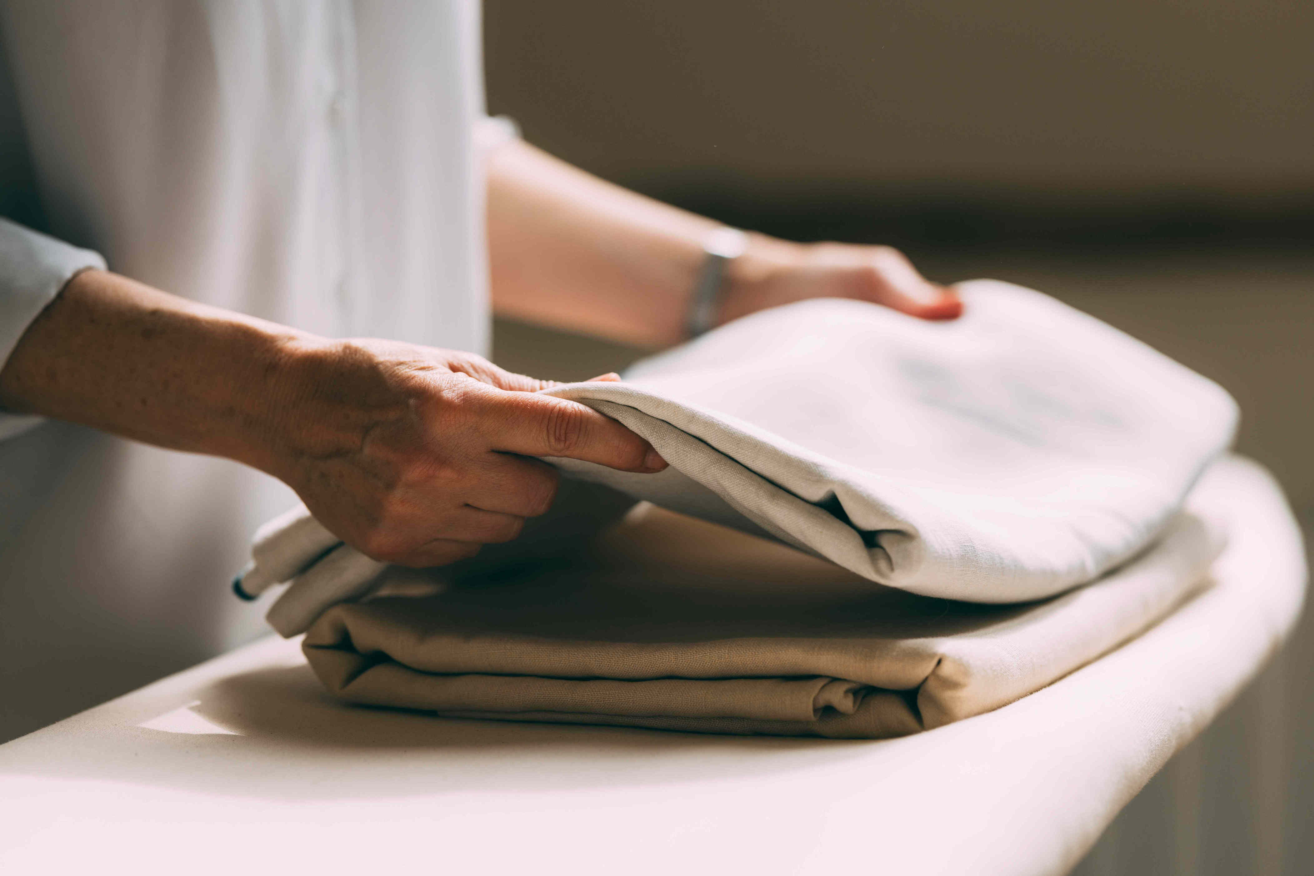 This is definitely the best (and easiest) way to fold a fitted sheet—we ...