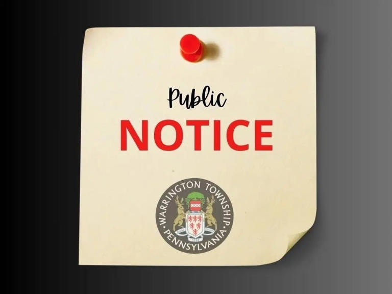 Blasting operations scheduled at Warrington Township quarry