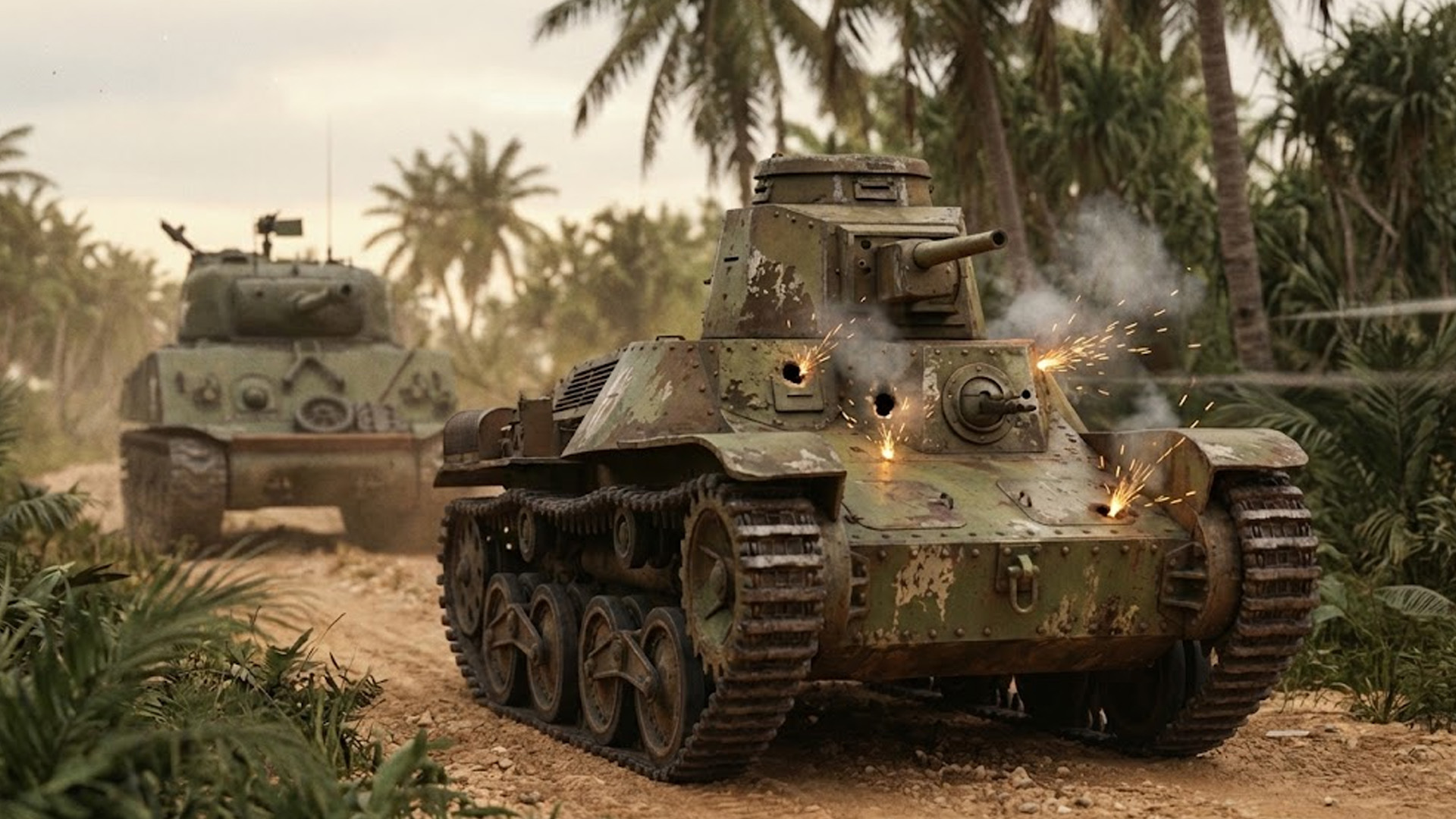 When machine guns destroyed Japan’s tanks in World War II