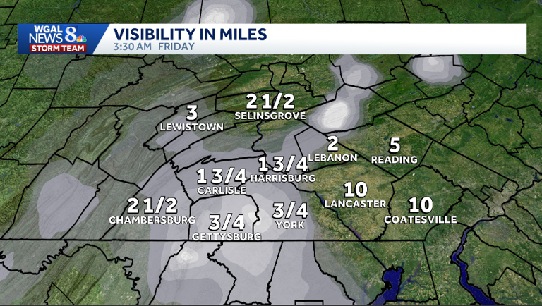 Impact: Heavy rain, patchy fog affect morning commute